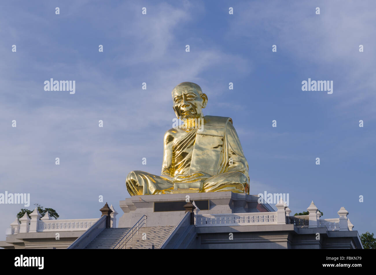 Big buddha statue in wat Lahan Rai, Rayong, Thailand Stock Photo - Alamy