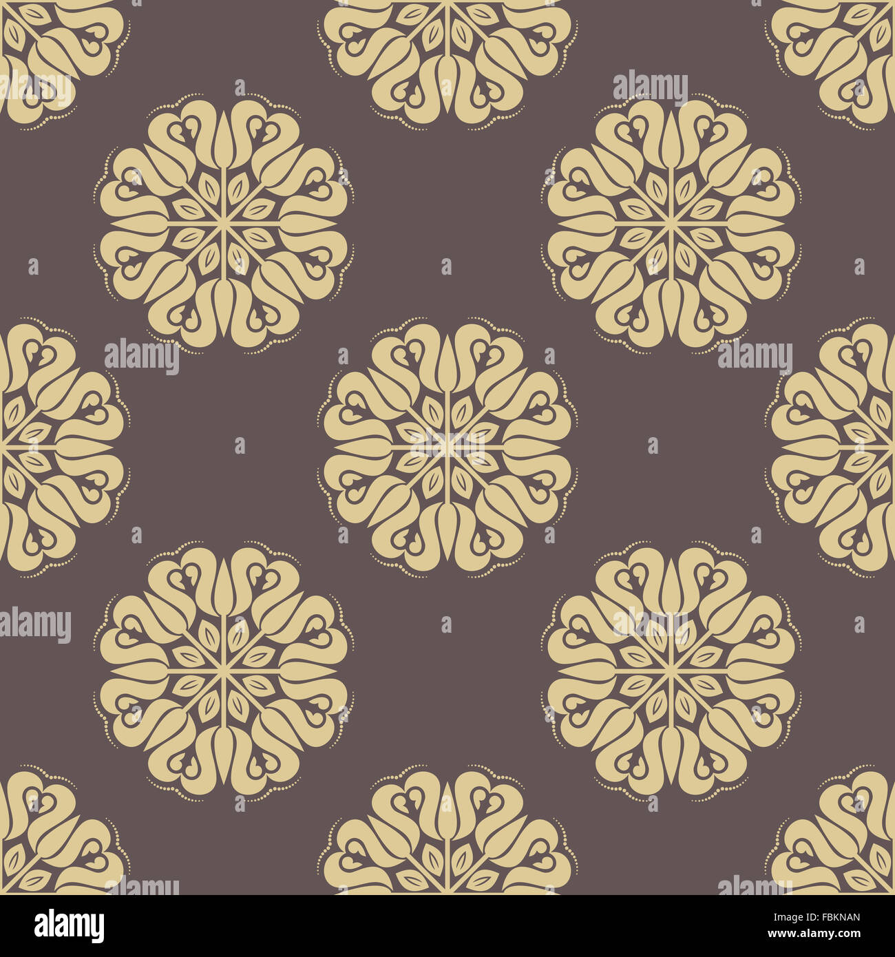Floral Fine Seamless Pattern Stock Photo - Alamy