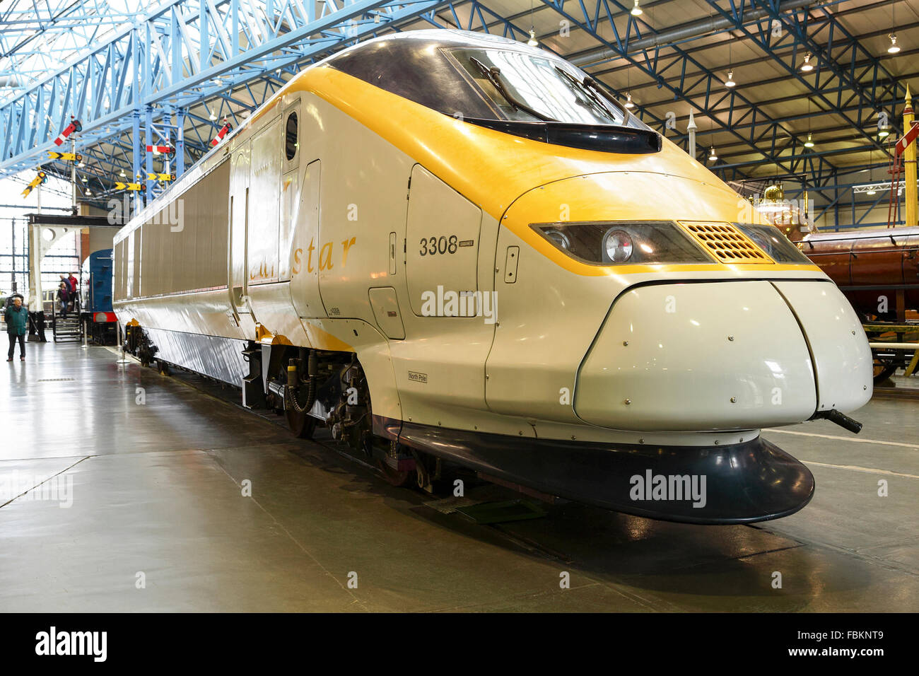 Image of Eurostar railway engine, modern day railway engine and past ...