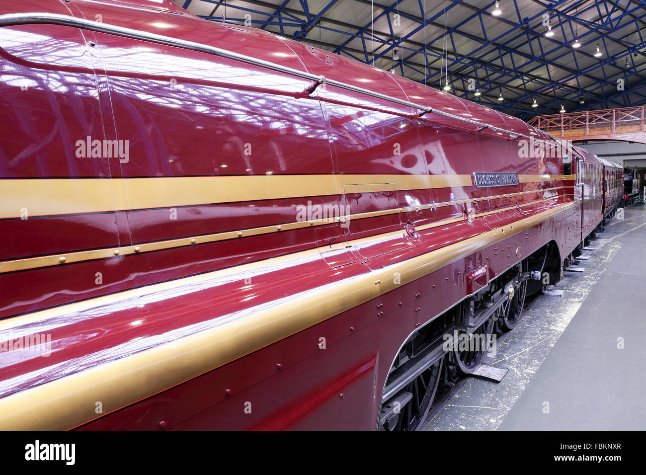 Images of historical The Duchess of Hamilton streamlined locomotive ...