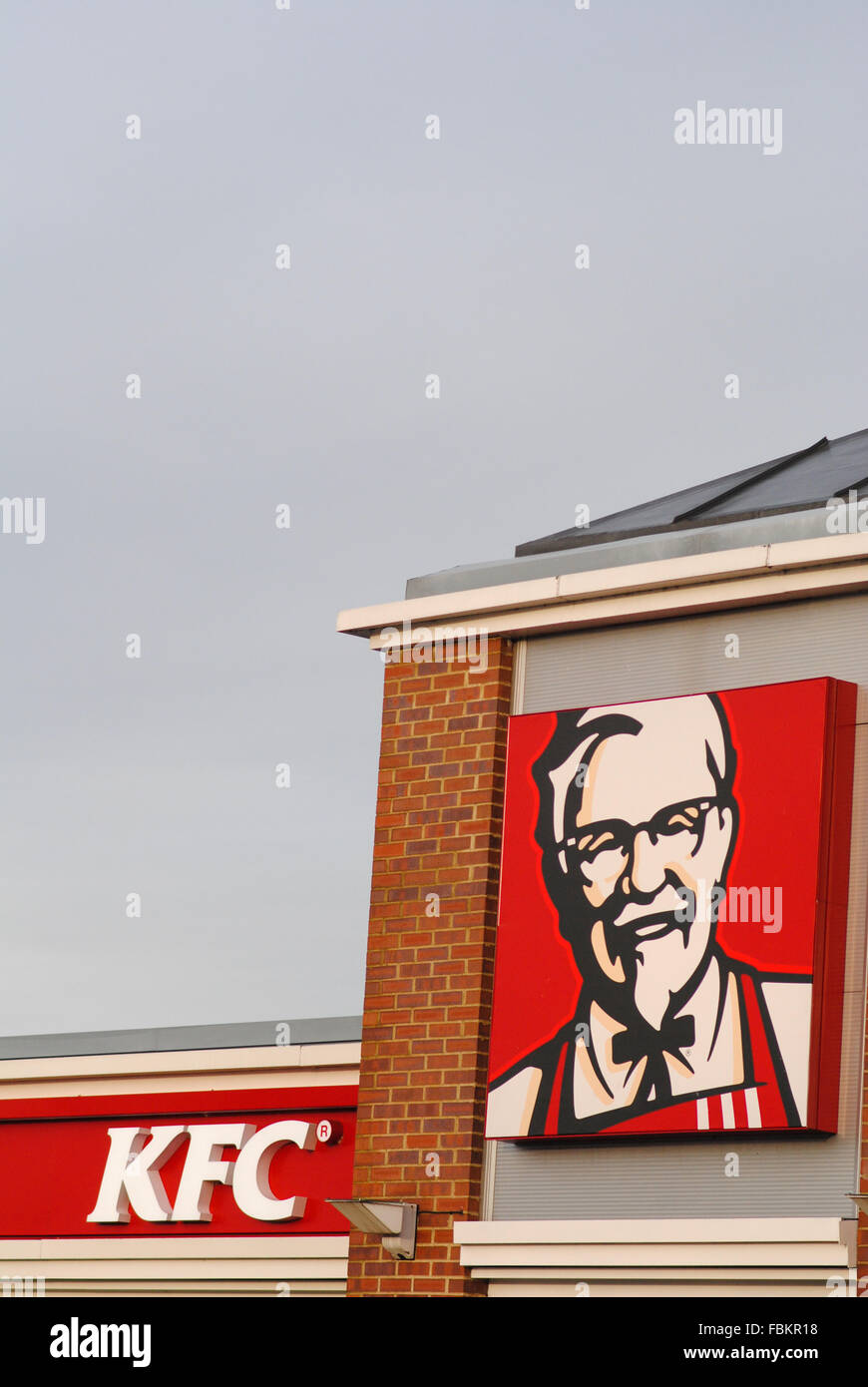 KFC fast food restaurant Riverside Northampton UK Stock Photo - Alamy