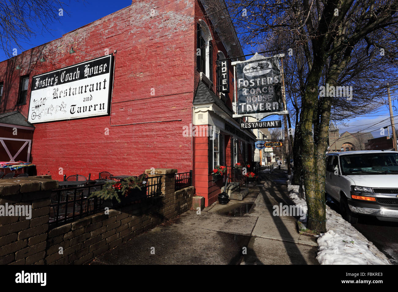 Foster's Coach House restaurant Rhinebeck New York Stock Photo - Alamy