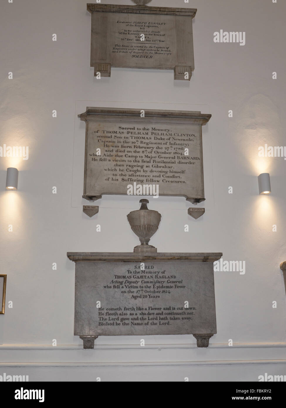 Kings Chapel the Garrison Church on the Rock of Gibraltar at the ...