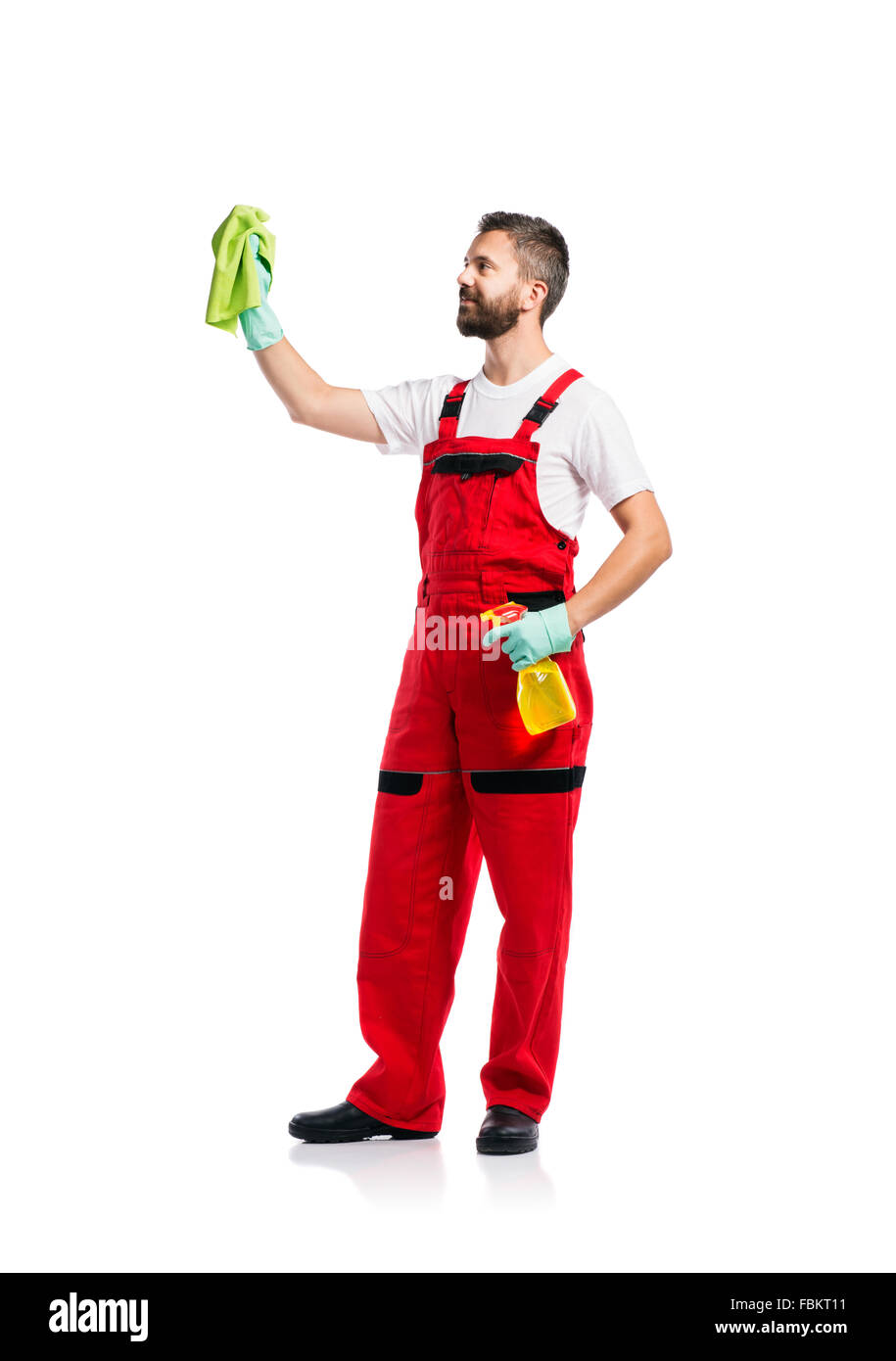 Cleaner man hi-res stock photography and images - Alamy