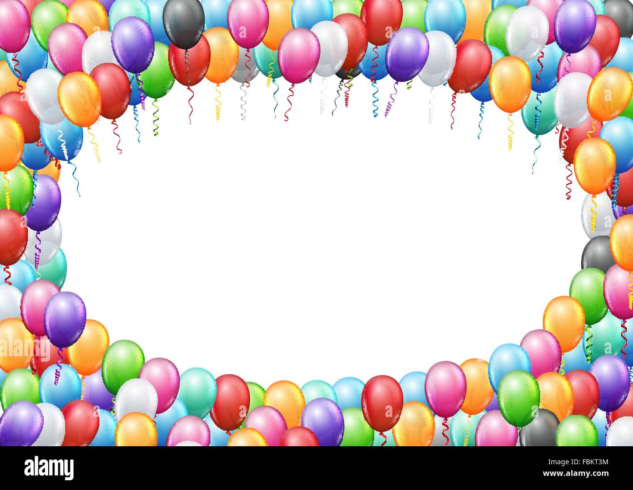 Balloons header template Stock Vector Image & Art - Alamy
