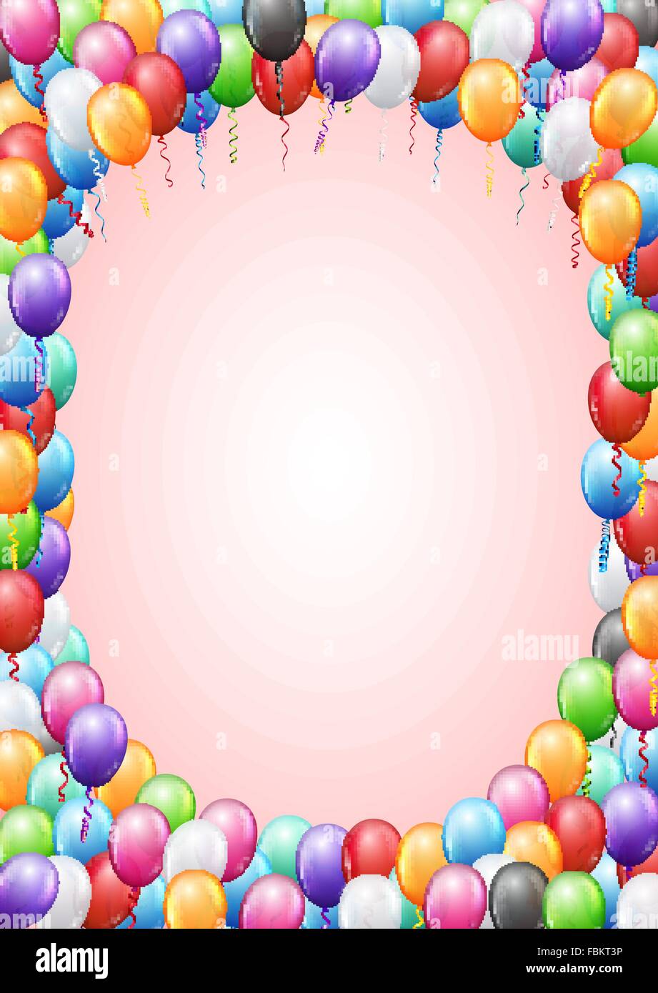 Balloons header template Stock Vector Image & Art - Alamy