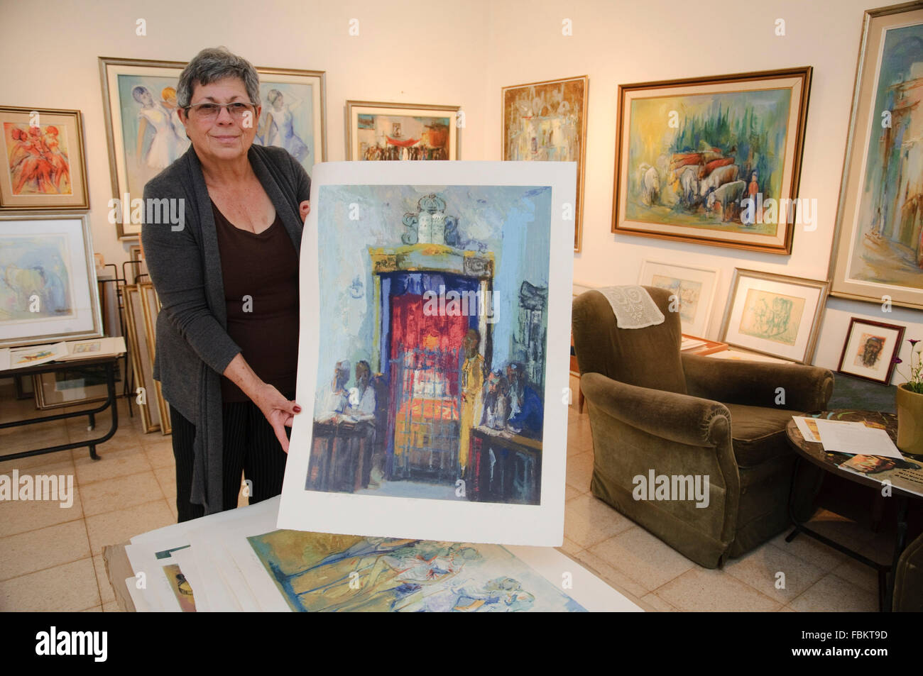 Studio Magal, picture gallery, En Hod, Mount Carmel, Israel Stock Photo ...