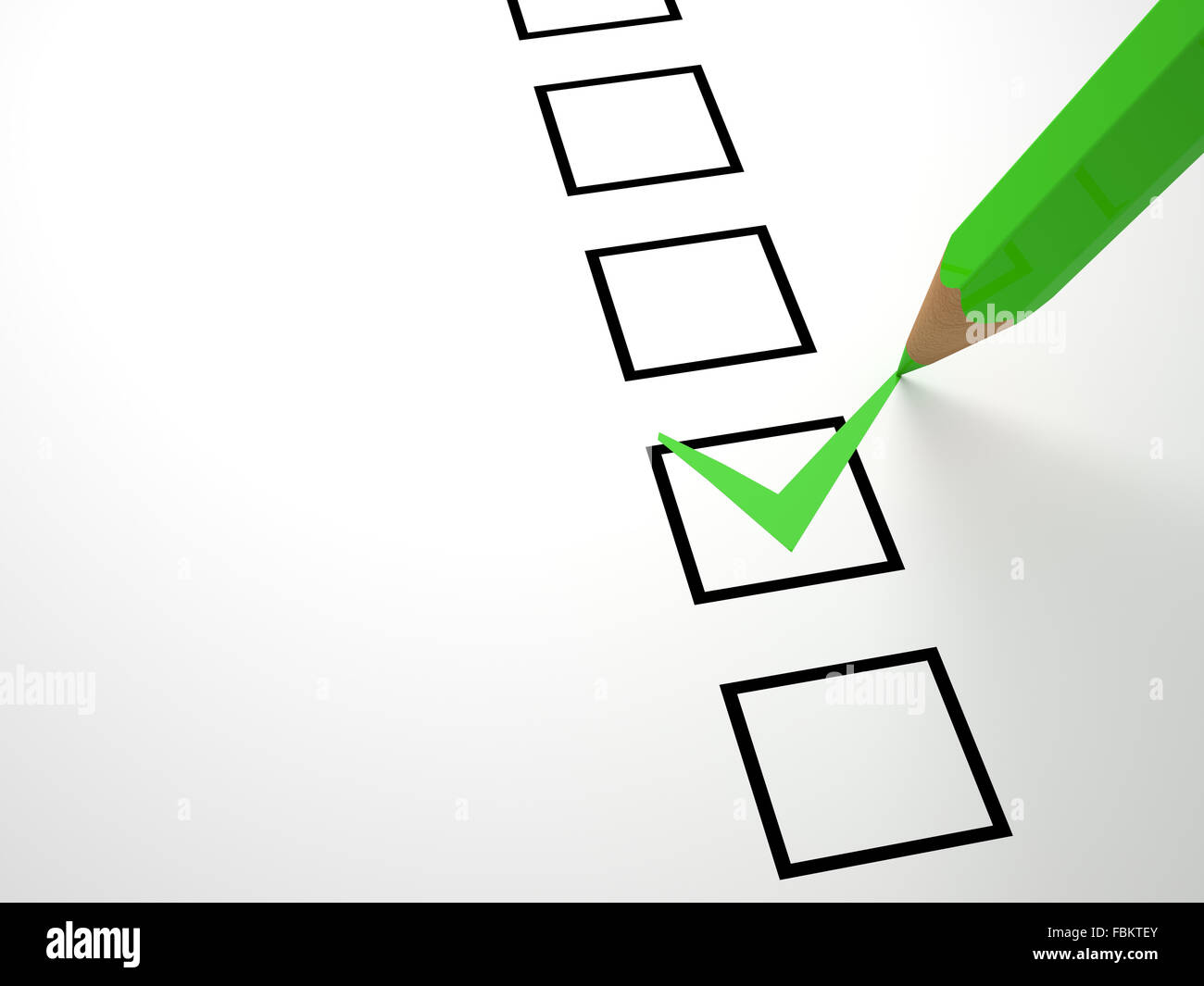 Check mark box hi-res stock photography and images - Alamy