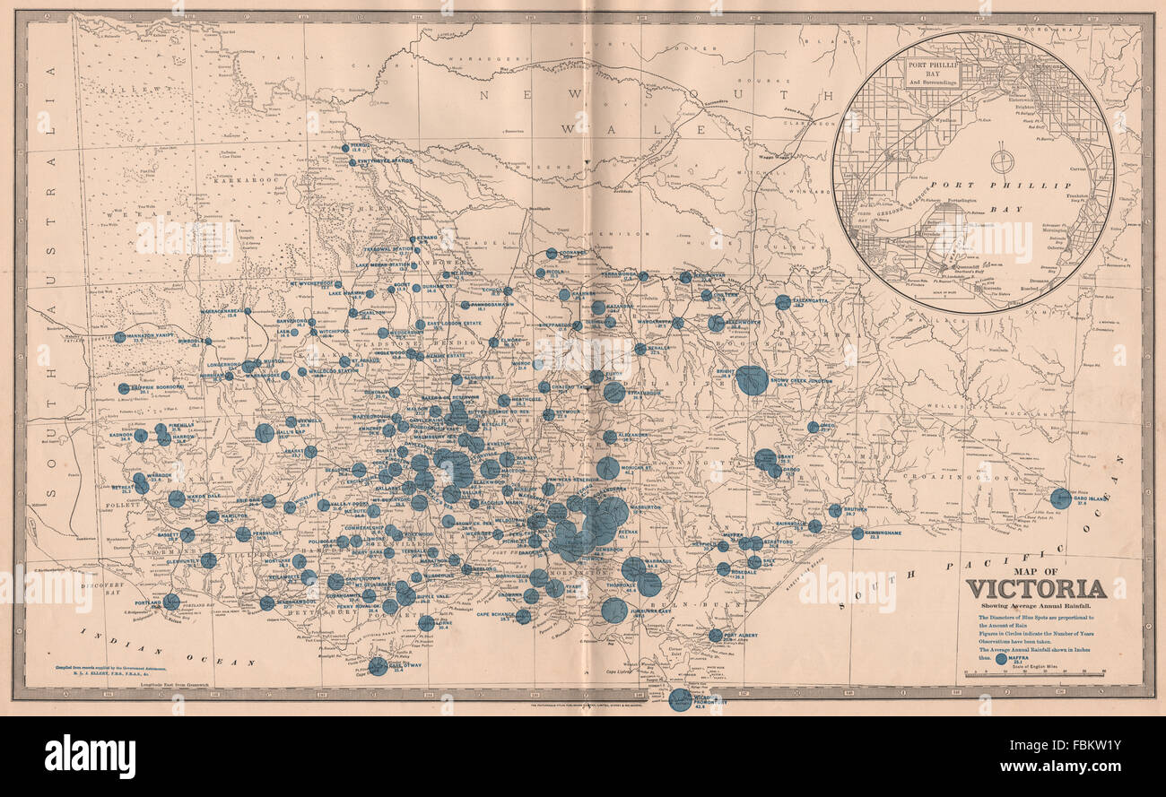 Map victoria australia High Resolution Stock Photography and Images - Alamy