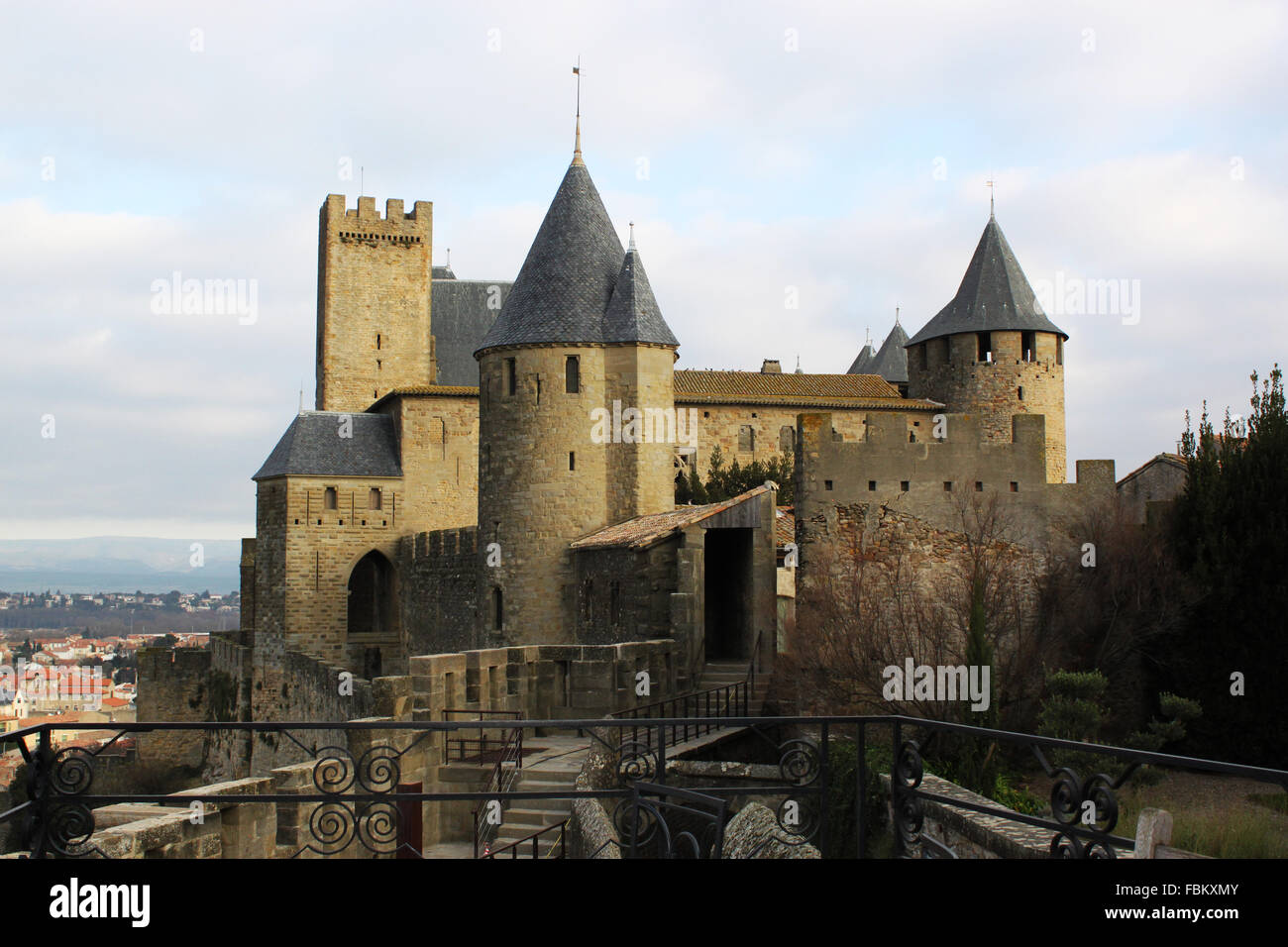 Impression of Carcassonne - inside the village - well preserved ...