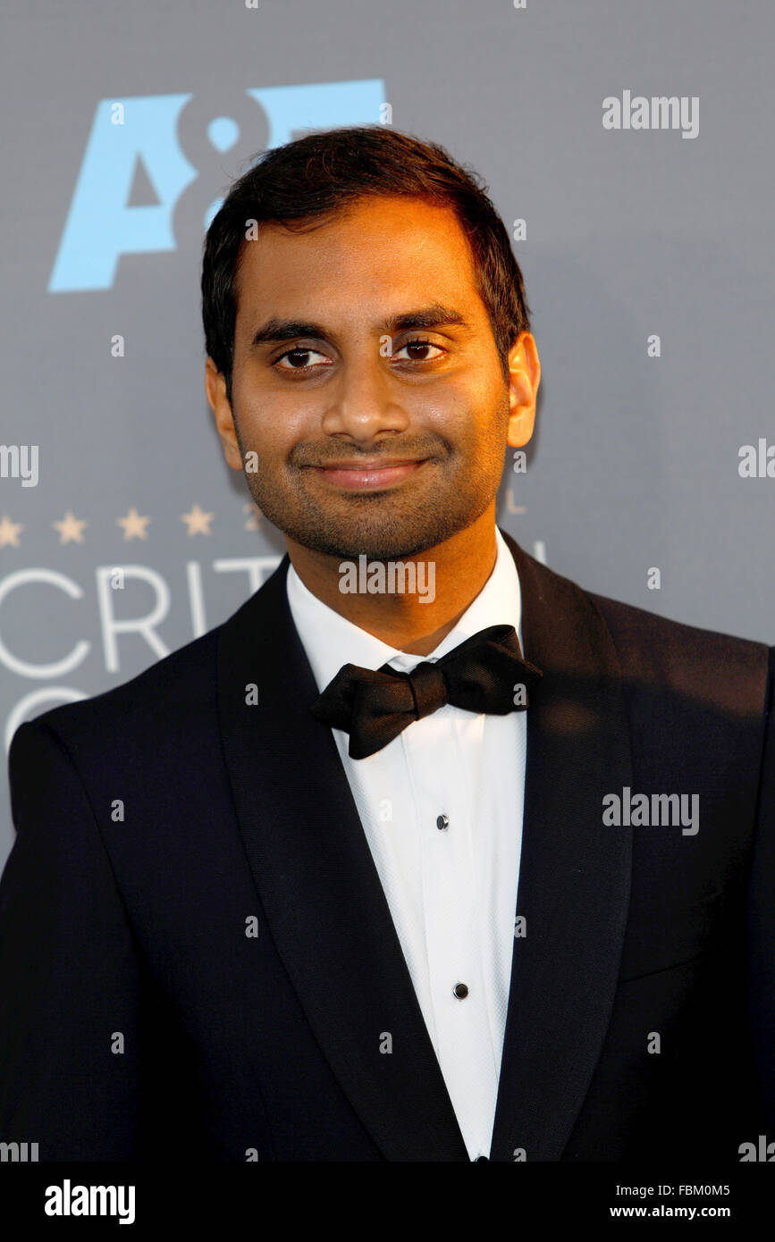 Santa Monica, California, USA. 18th Jan, 2016. Actor Aziz Ansari ...