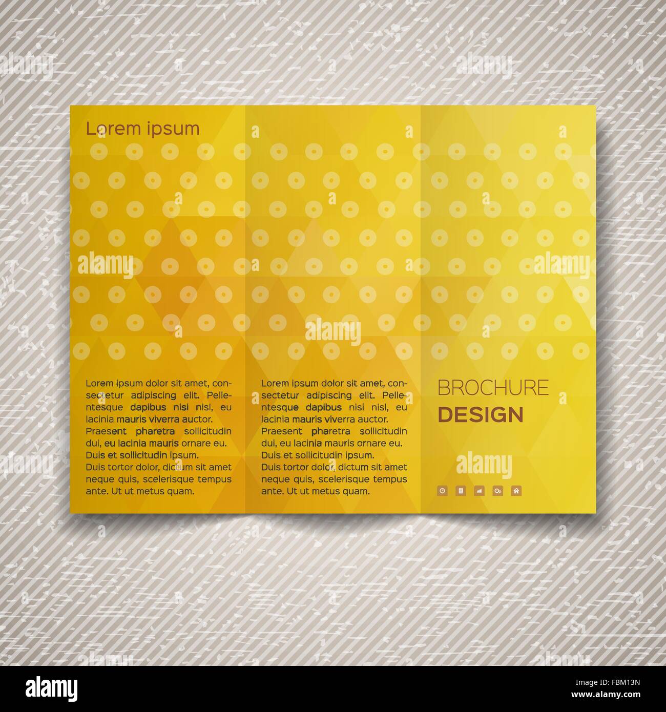 Vector template for leaflet Stock Vector Image & Art - Alamy