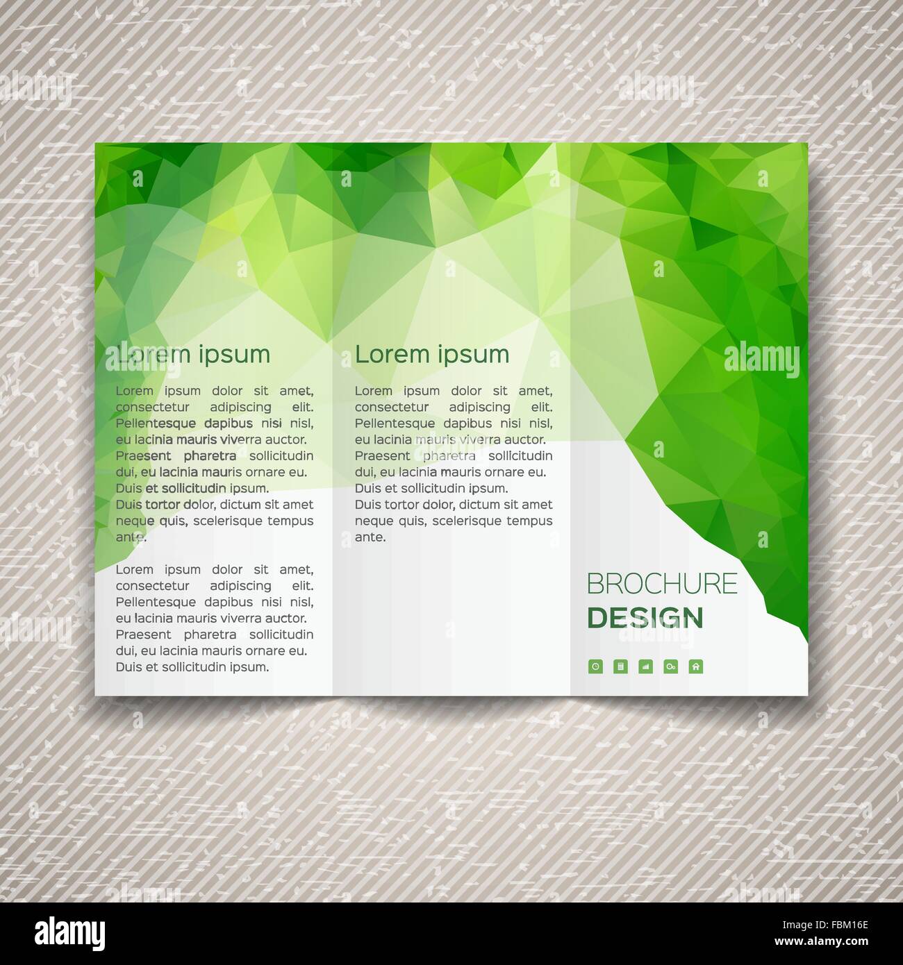 Vector template for leaflet Stock Vector Image & Art - Alamy