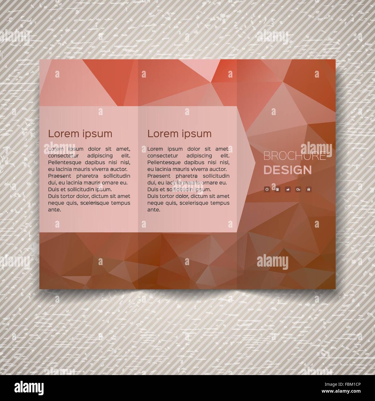 Vector template for leaflet Stock Vector Image & Art - Alamy