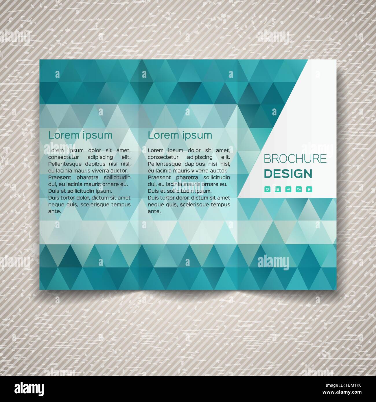Vector template for leaflet Stock Vector Image & Art - Alamy