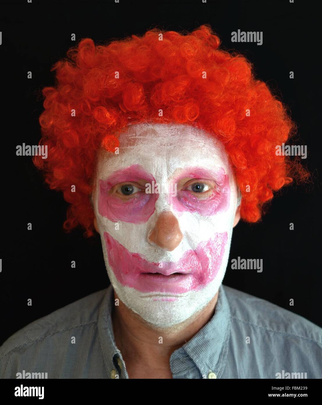 Face paint wig hi-res stock photography and images - Alamy