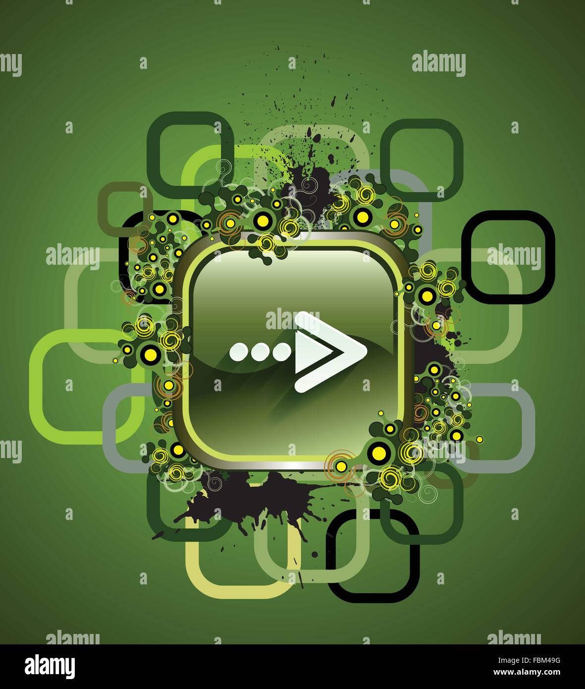 Blue white minimal square Stock Vector Images - Alamy