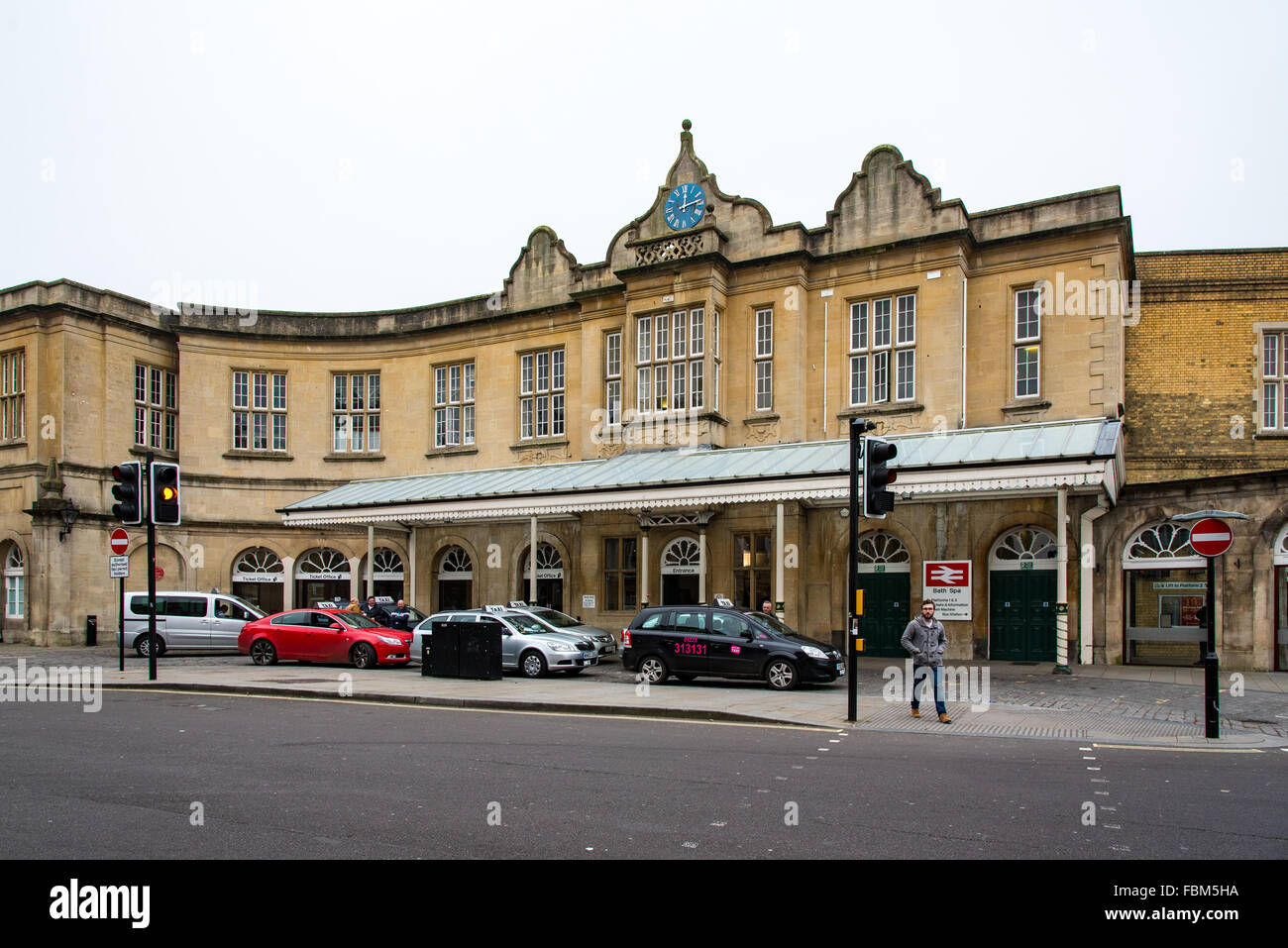 Bath Spa Railway Station Stock Photo - Alamy