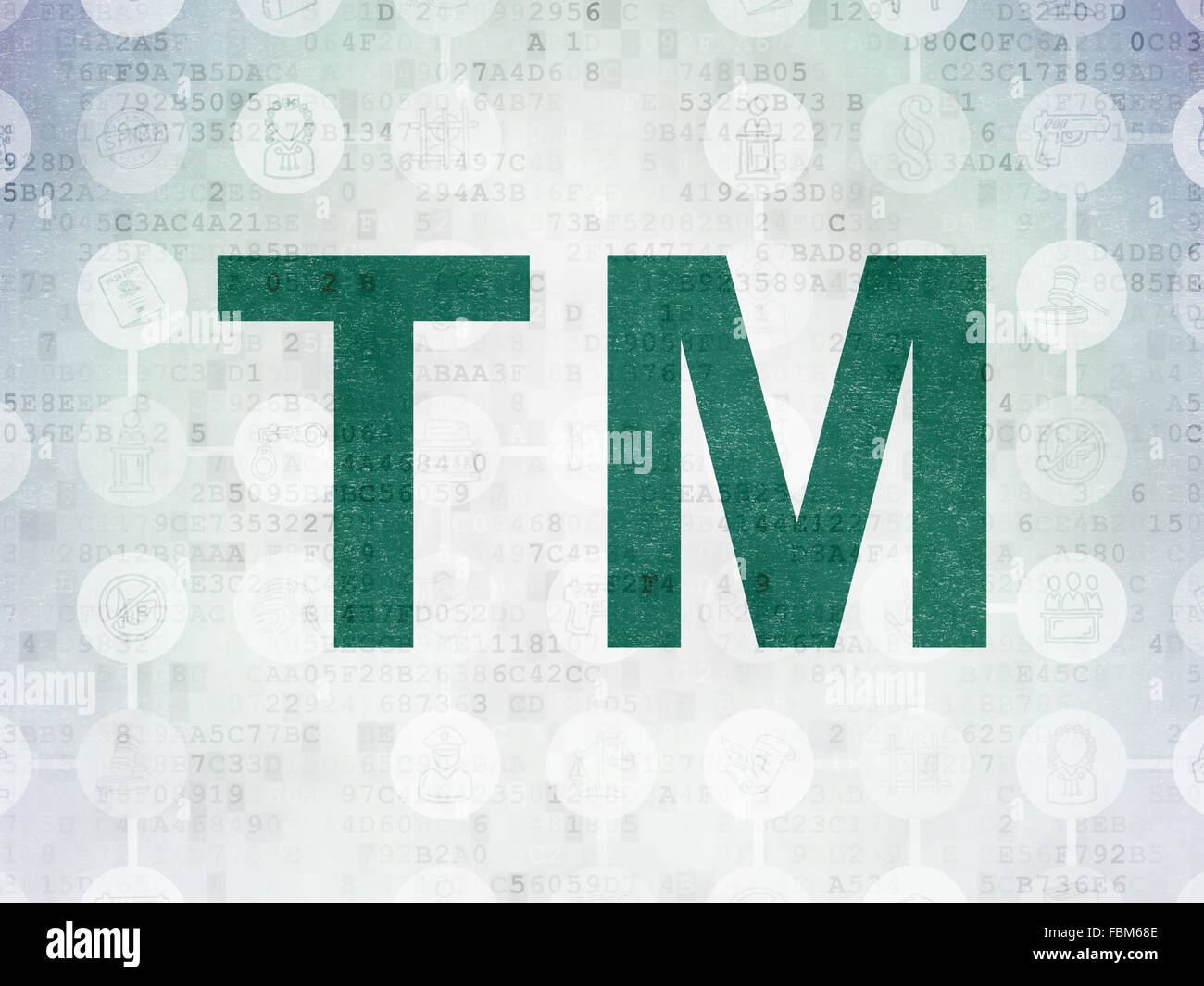 Law concept: Trademark on Digital Paper background Stock Photo - Alamy
