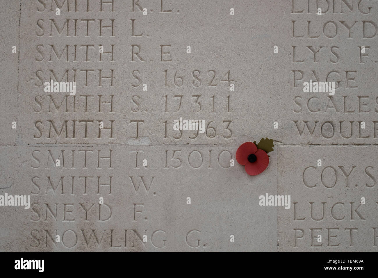 Thiepval memorial names hi-res stock photography and images - Alamy