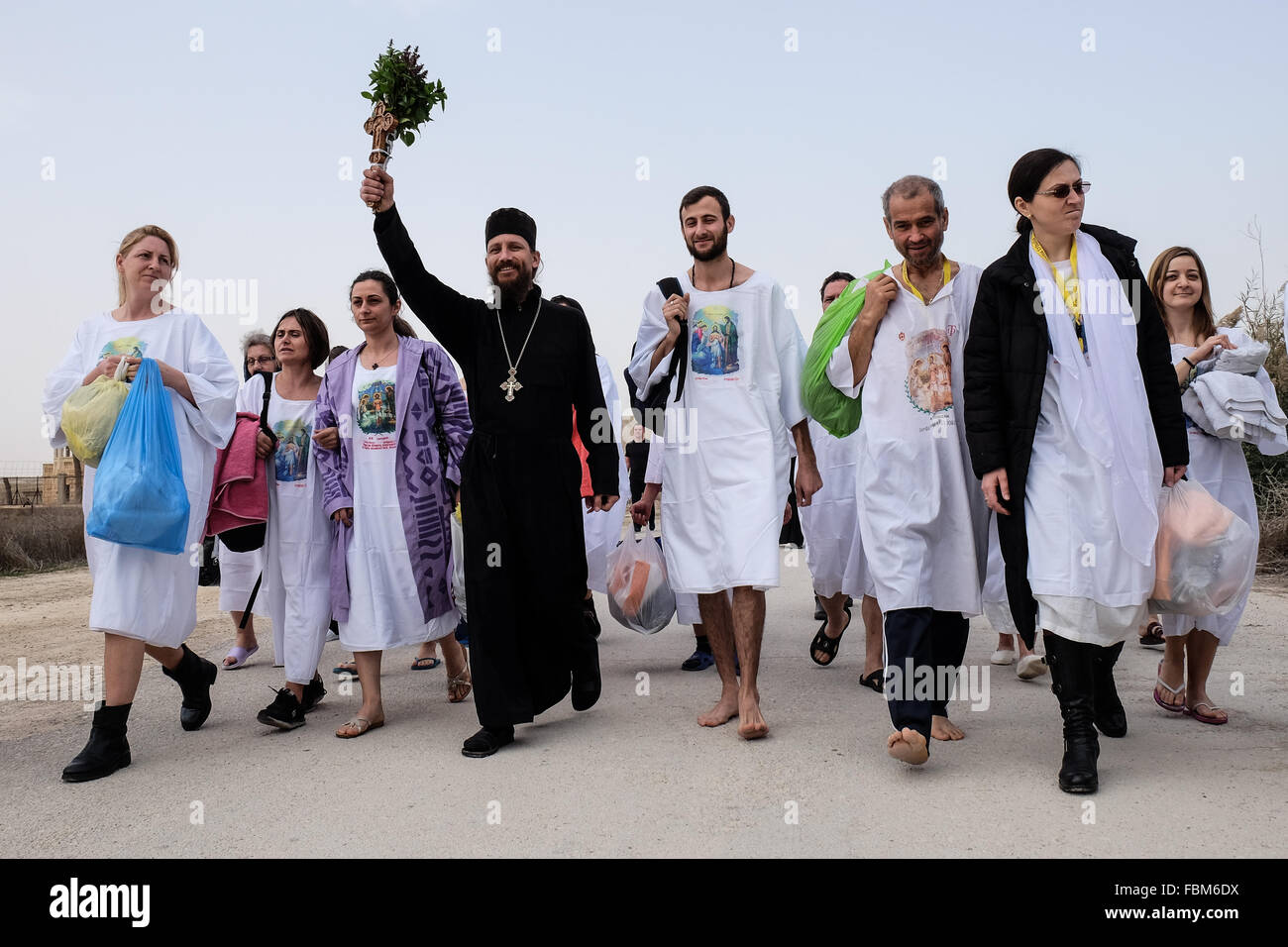 Qaser Al Yahud, Israel. 18th January, 2016. Thousands of Orthodox ...