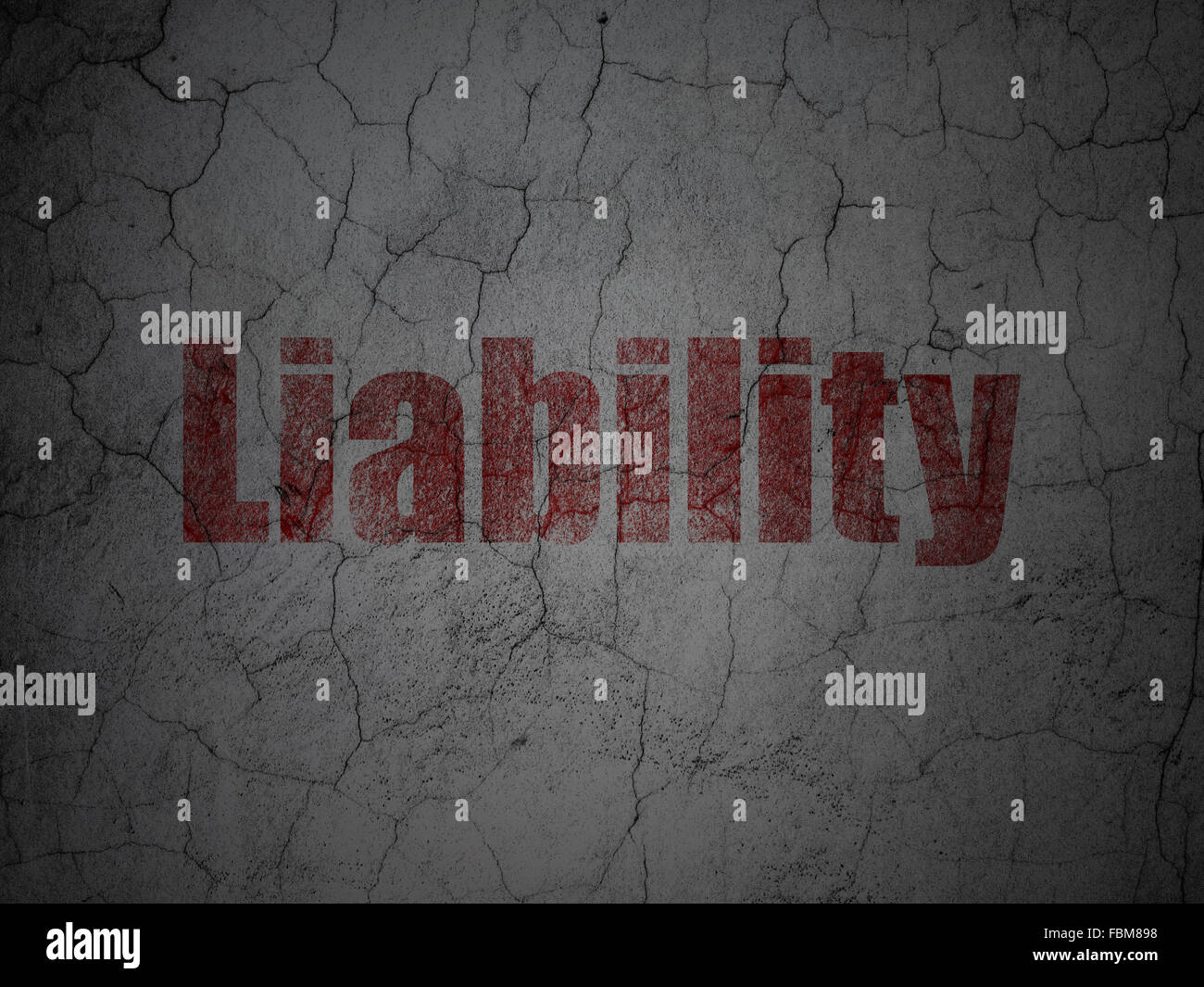 Insurance concept: Liability on grunge wall background Stock Photo - Alamy
