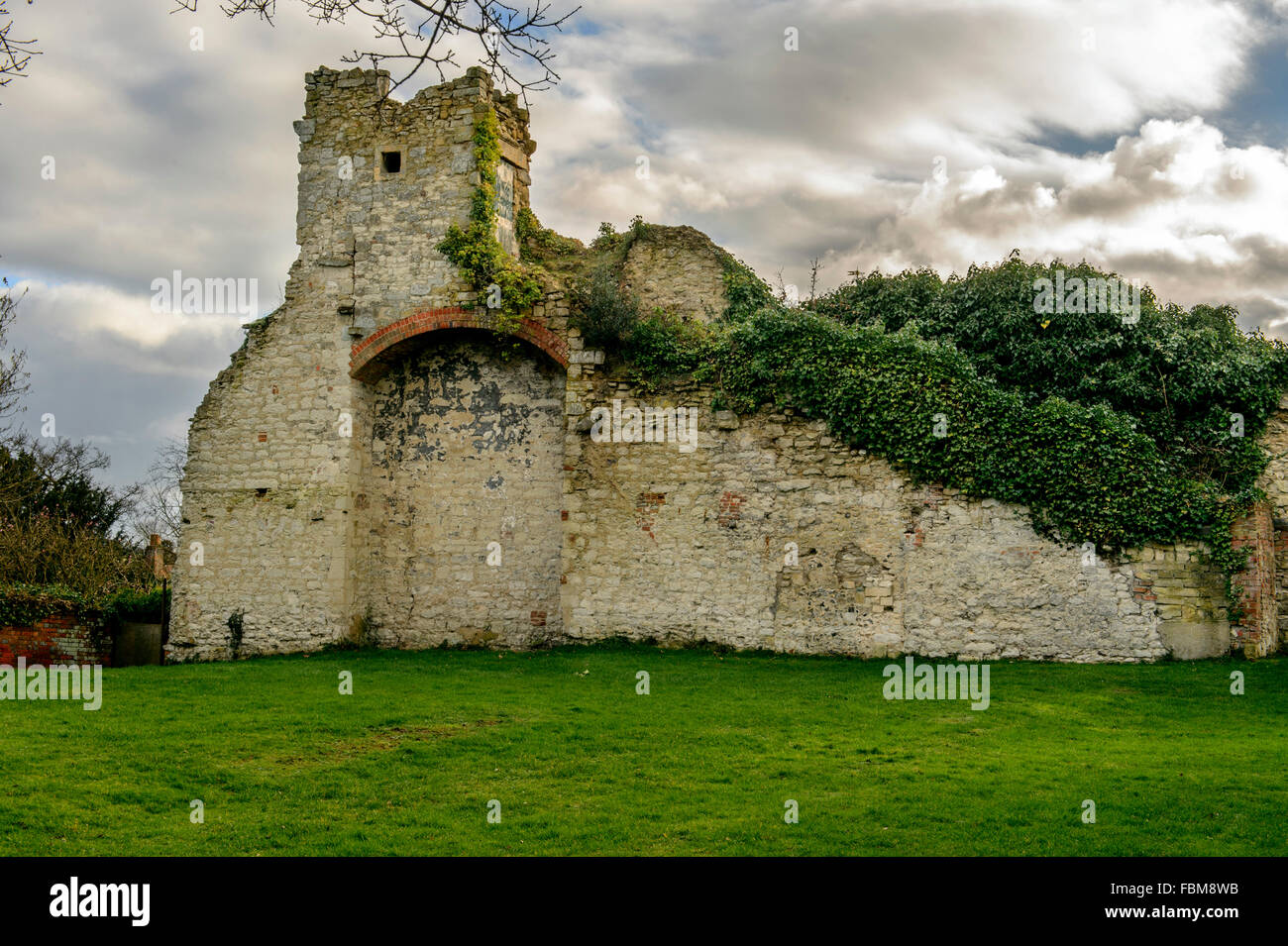 Ruins of Wallingford Castle Stock Photo - Alamy