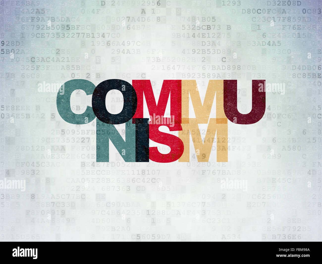 Political concept: Communism on Digital Paper background Stock Photo ...