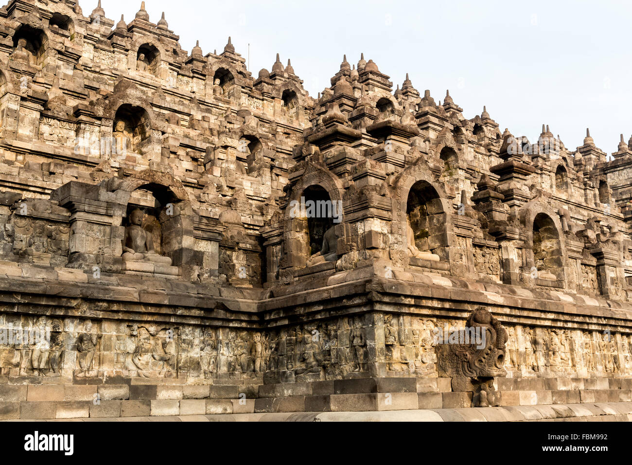 Borobudur Temple Complex, Yogyakarta, Indonesia. Borobudur is the ...