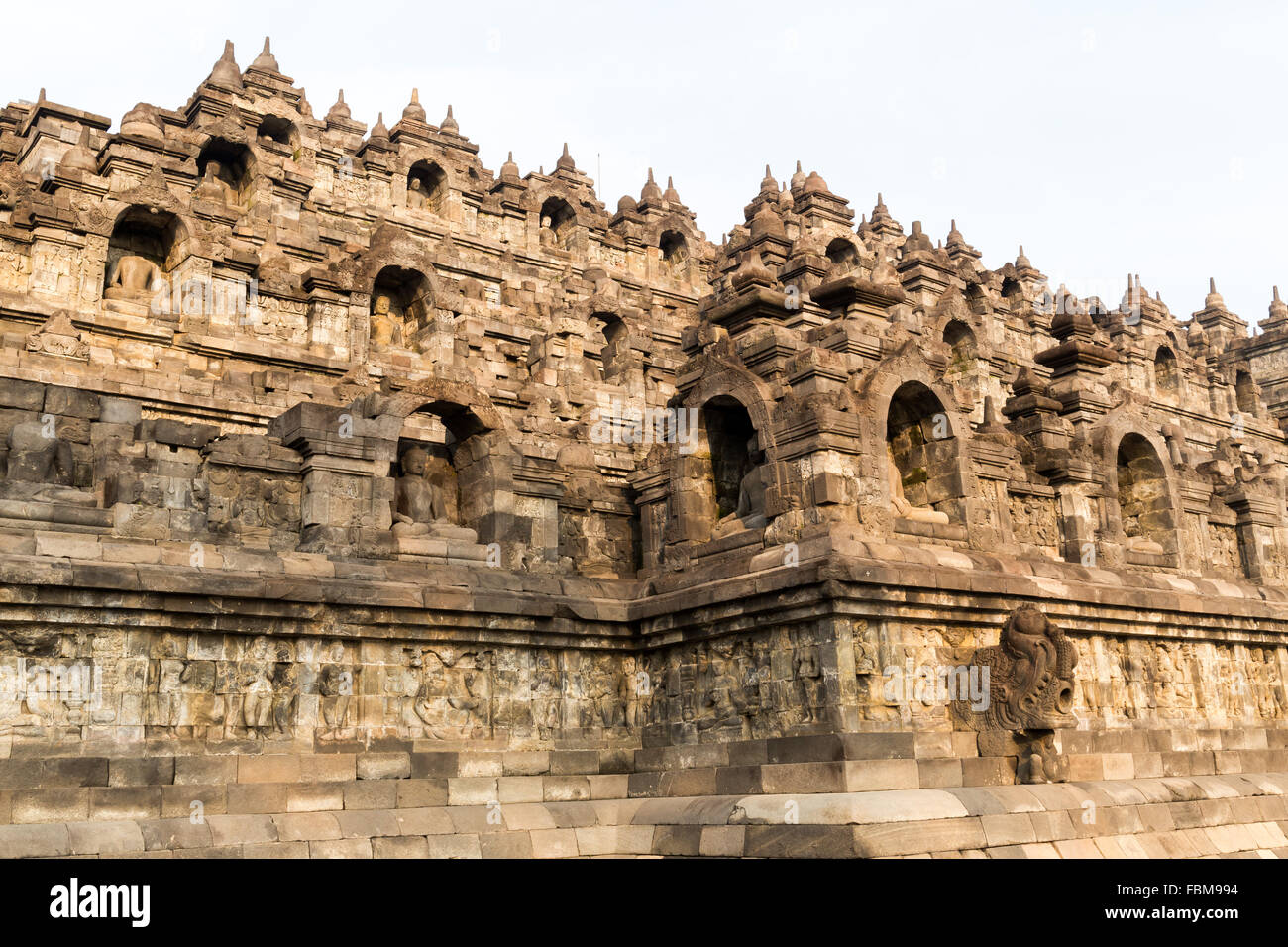 Borobudur Temple Complex, Yogyakarta, Indonesia. Borobudur is the ...