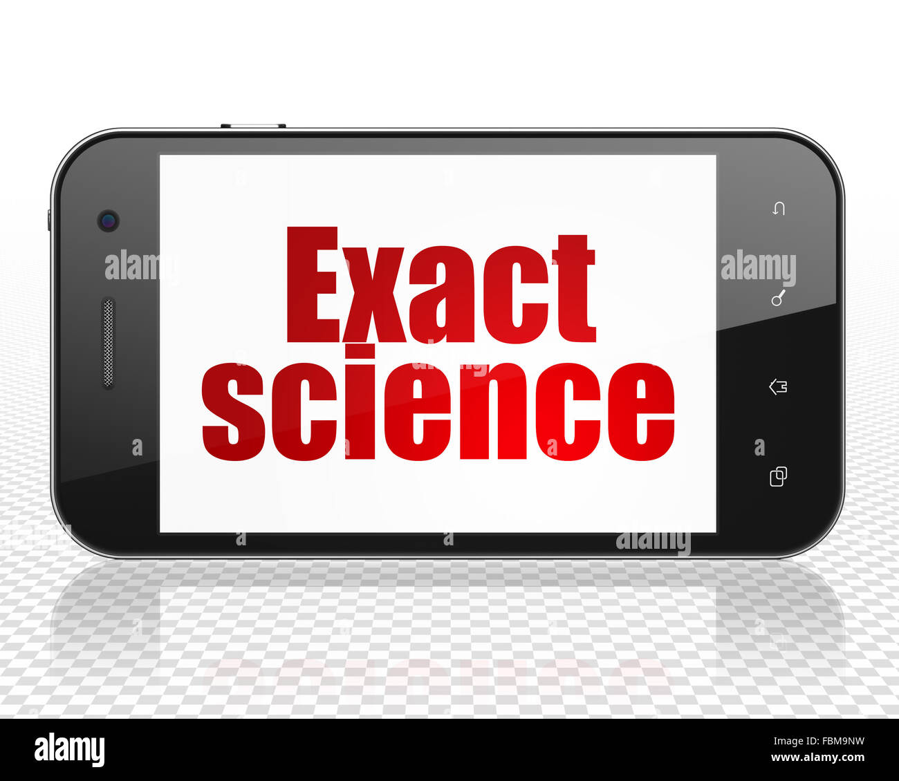 Science concept: Smartphone with Exact Science on display Stock Photo ...