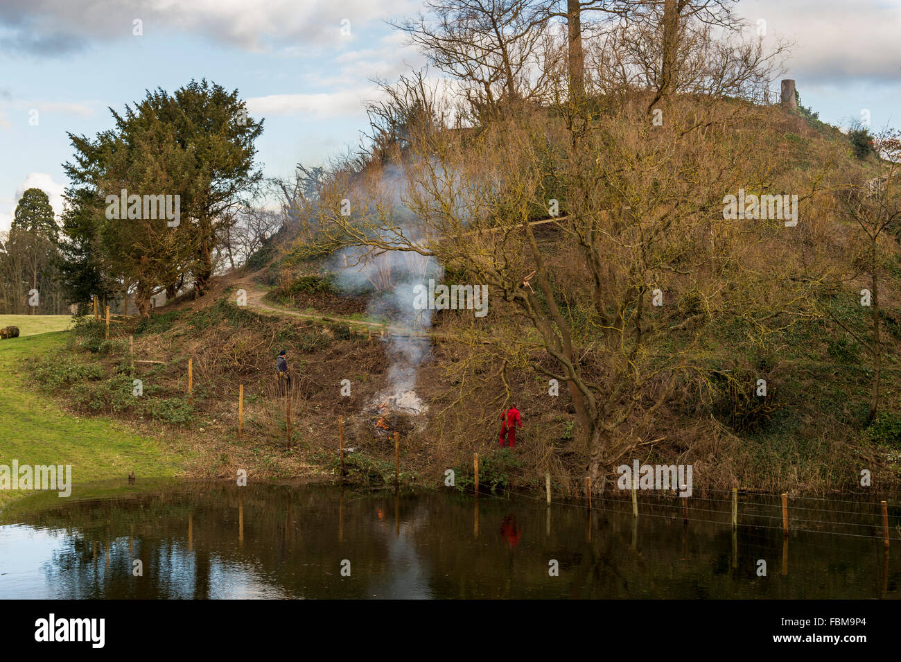 Ruins of Wallingford Castle Stock Photo - Alamy
