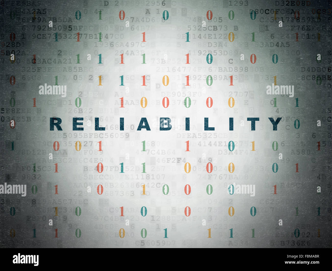 Business concept: Reliability on Digital Paper background Stock Photo ...