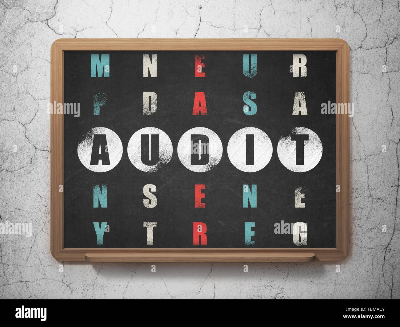 Finance concept: Audit in Crossword Puzzle Stock Photo - Alamy