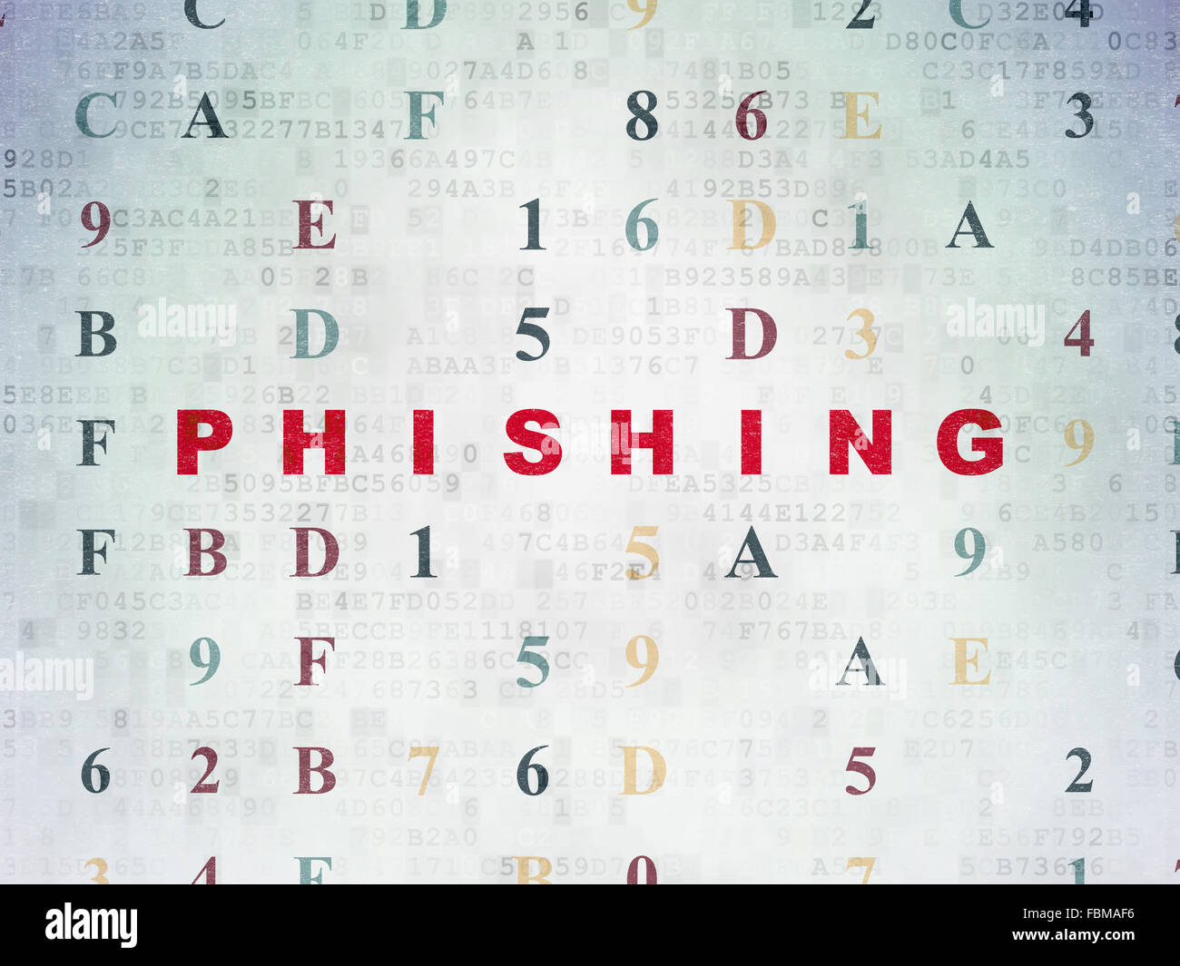 Security concept: Phishing on Digital Paper background Stock Photo - Alamy