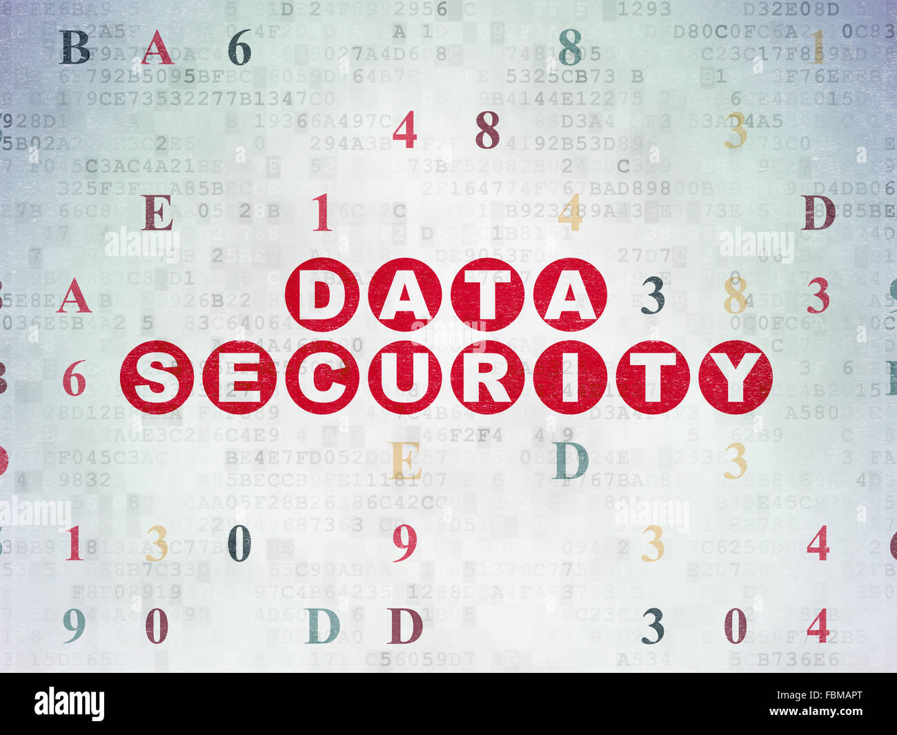 Privacy concept: Data Security on Digital Paper background Stock Photo ...
