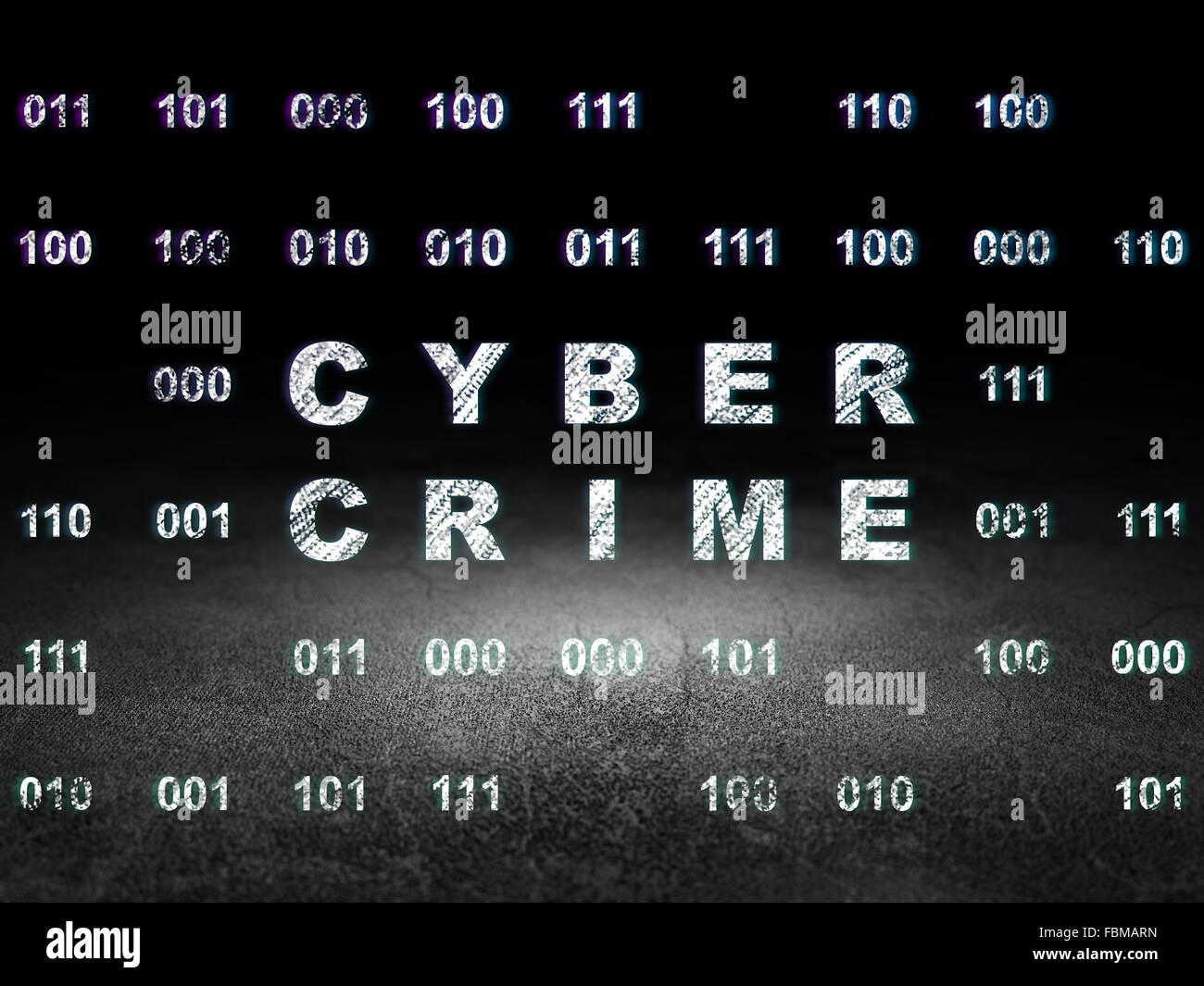 Safety concept: Cyber Crime in grunge dark room Stock Photo - Alamy