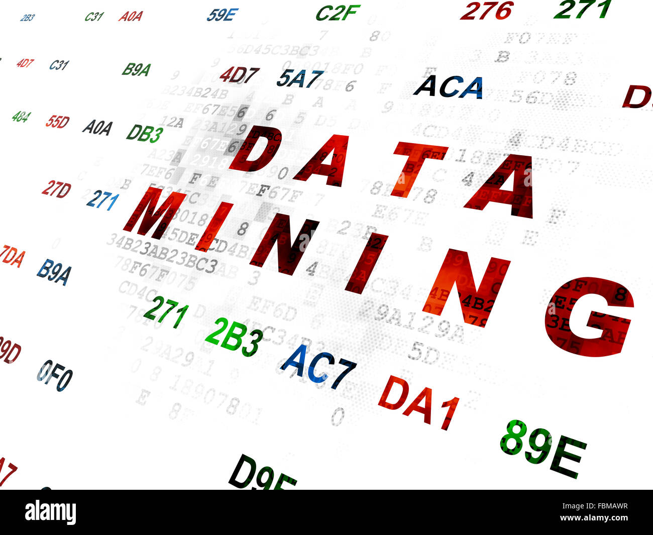 Information concept: Data Mining on Digital background Stock Photo - Alamy