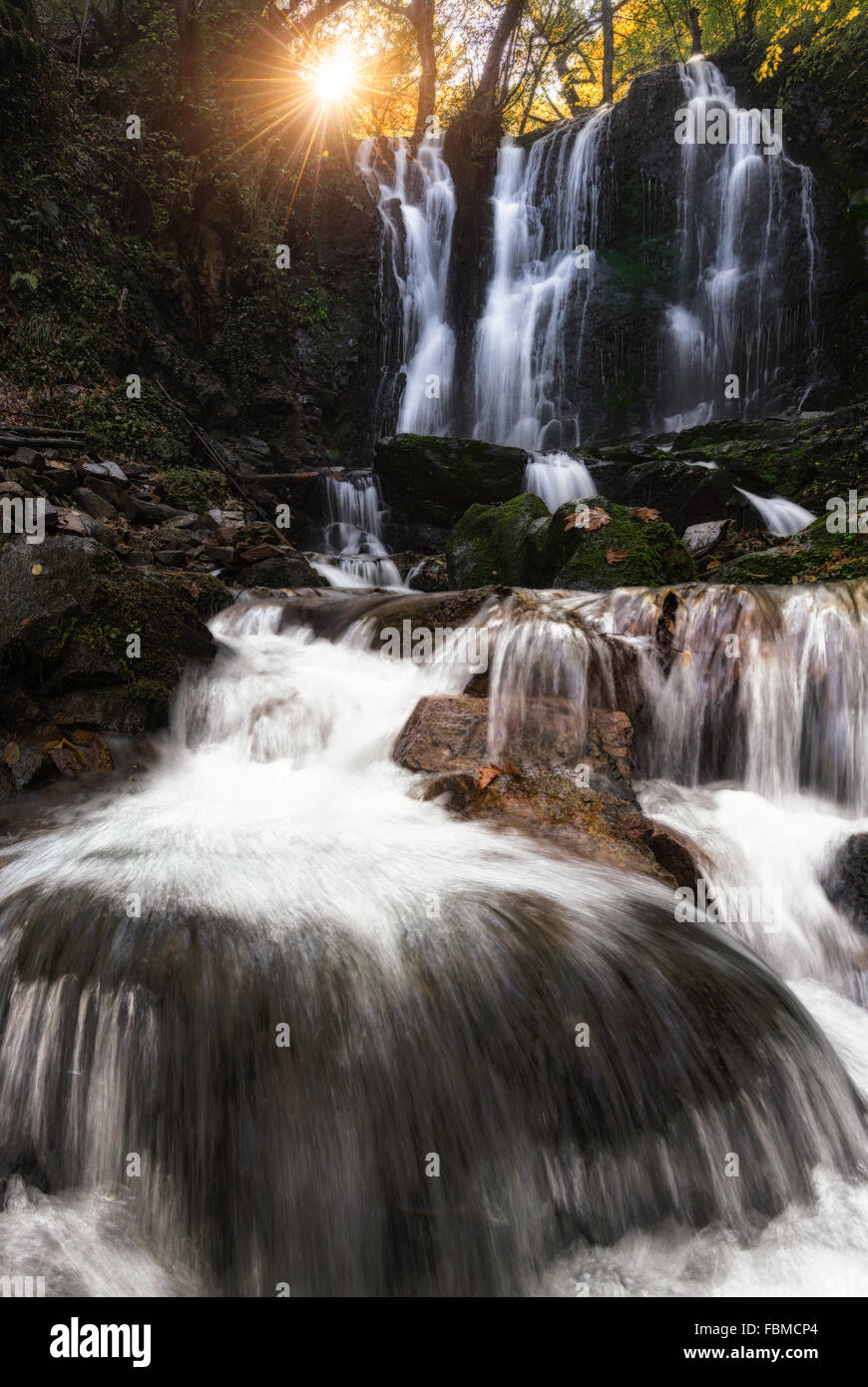 Waterfall, Koleshino, Macedonia Stock Photo - Alamy