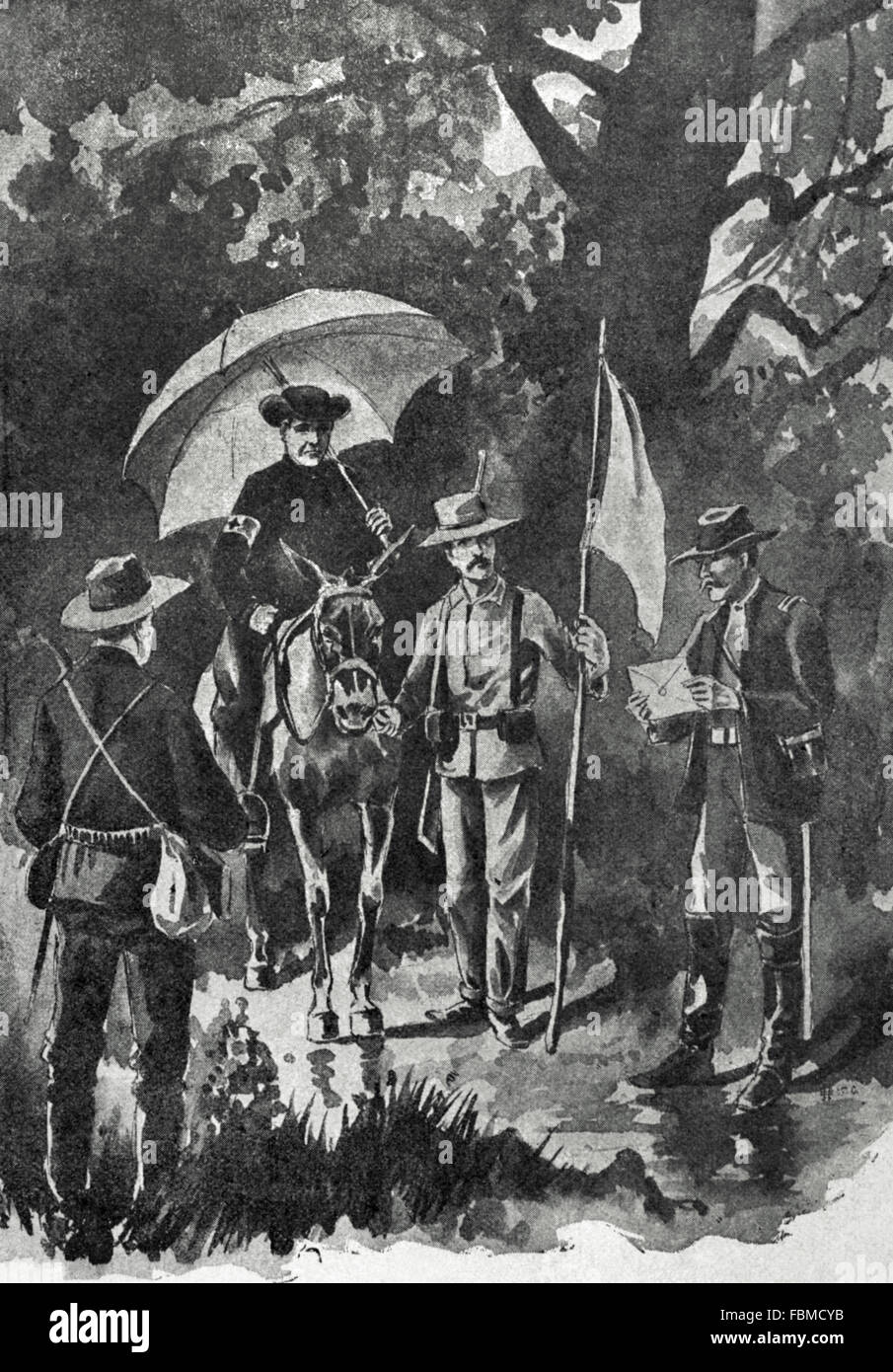 Spanish-American War, between Spain and the USA in 1898, due to the US ...