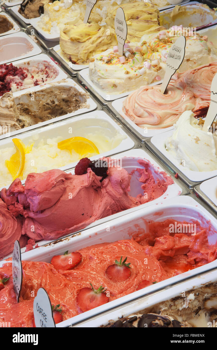 Ice cream flavours hi-res stock photography and images - Alamy
