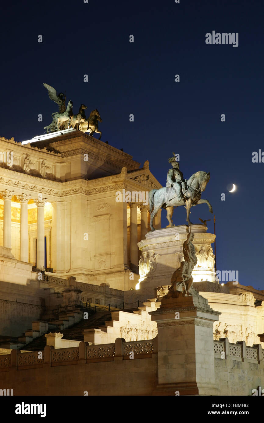 The Victor Emmanuel Monument (Il Vittoriano), also known as the ...