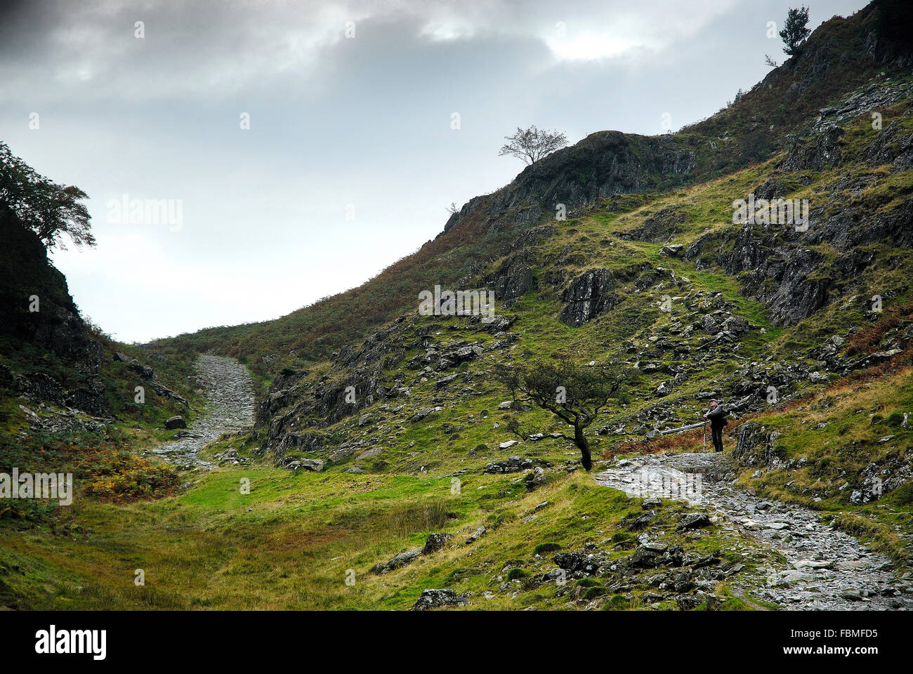 Castle Crag walk, The Lake District National Park, United Kingdom Stock ...
