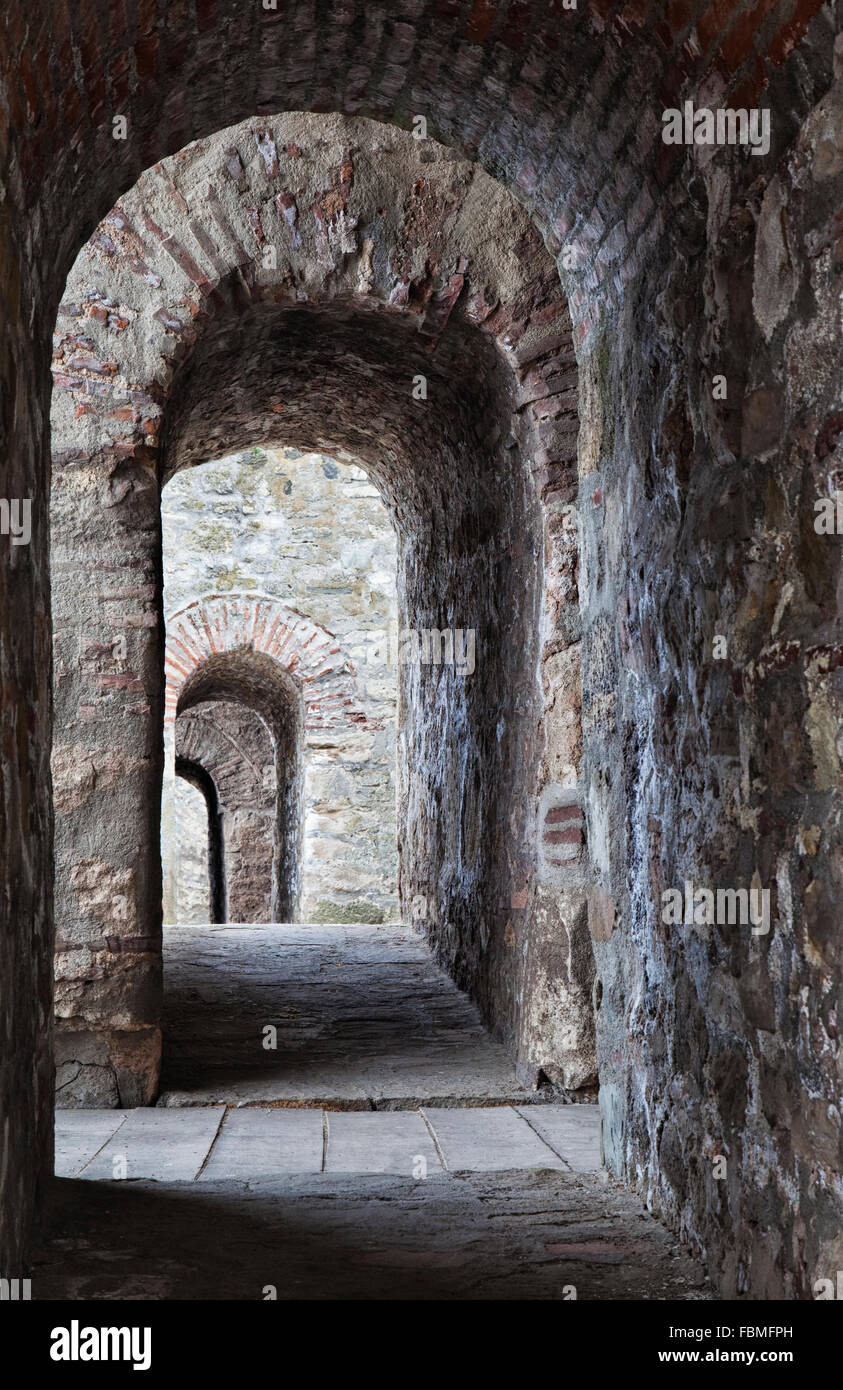 Archway in a medieval castle in Smederevo, Serbia Stock Photo - Alamy