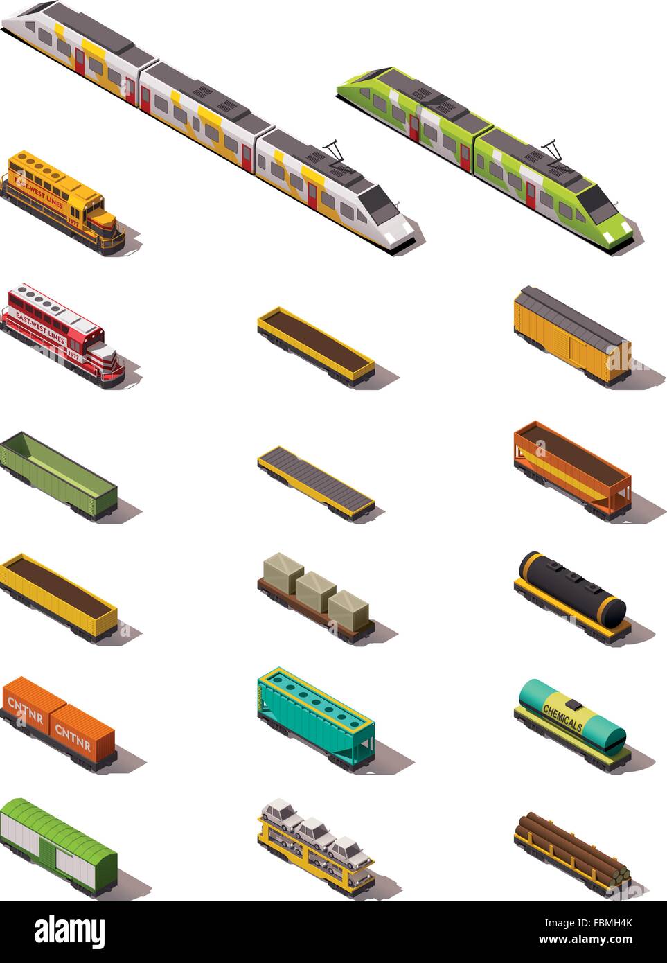 Cartoon train map hi-res stock photography and images - Alamy