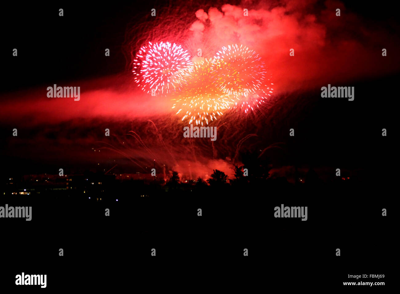 Fire crackers in dark hi-res stock photography and images - Alamy