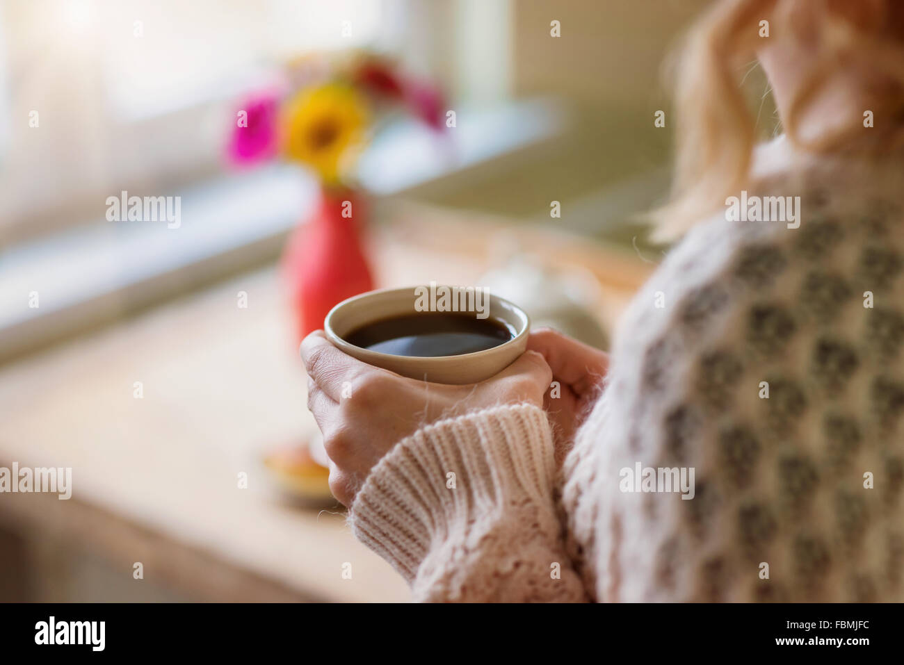 Beautiful woman relaxing Stock Photo - Alamy