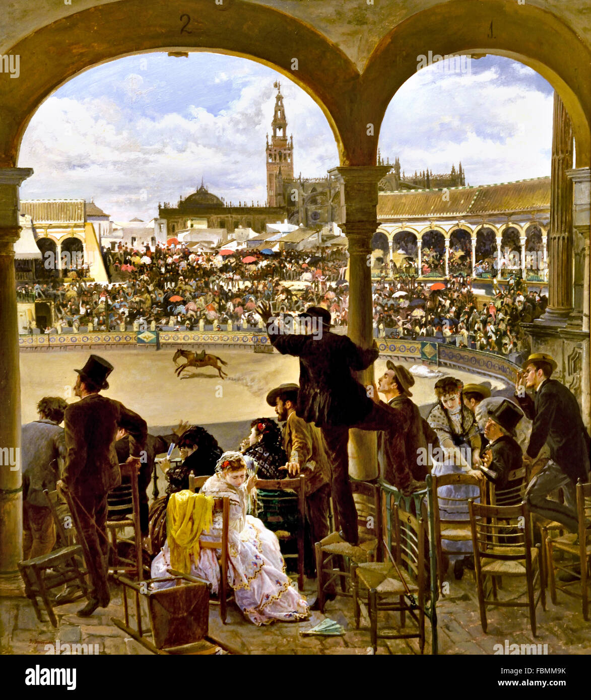 A Pass in the Bullring 1870 José Jiménez Aranda Andalusia Spanish Spain ...