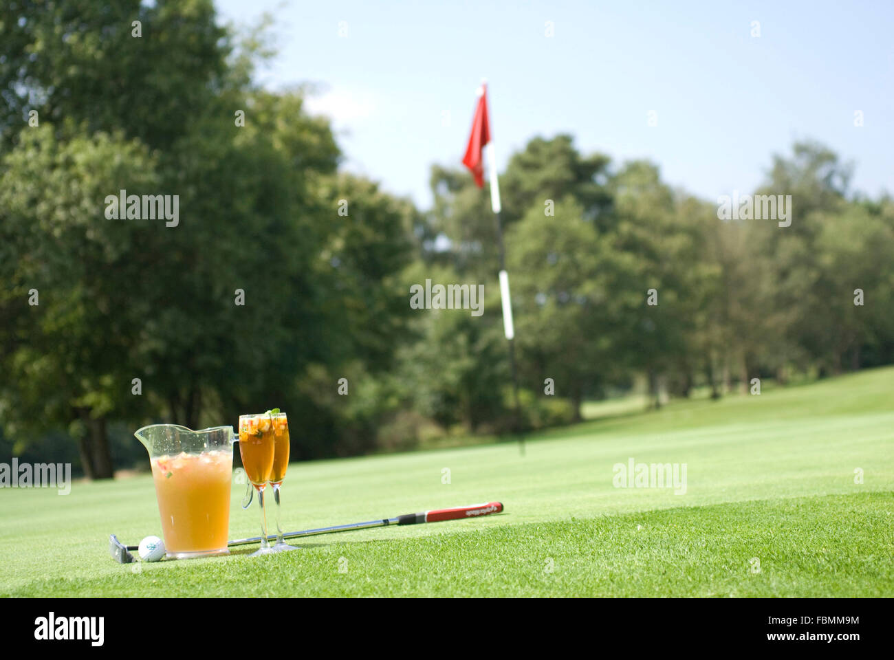 Golf and drink Stock Photo - Alamy