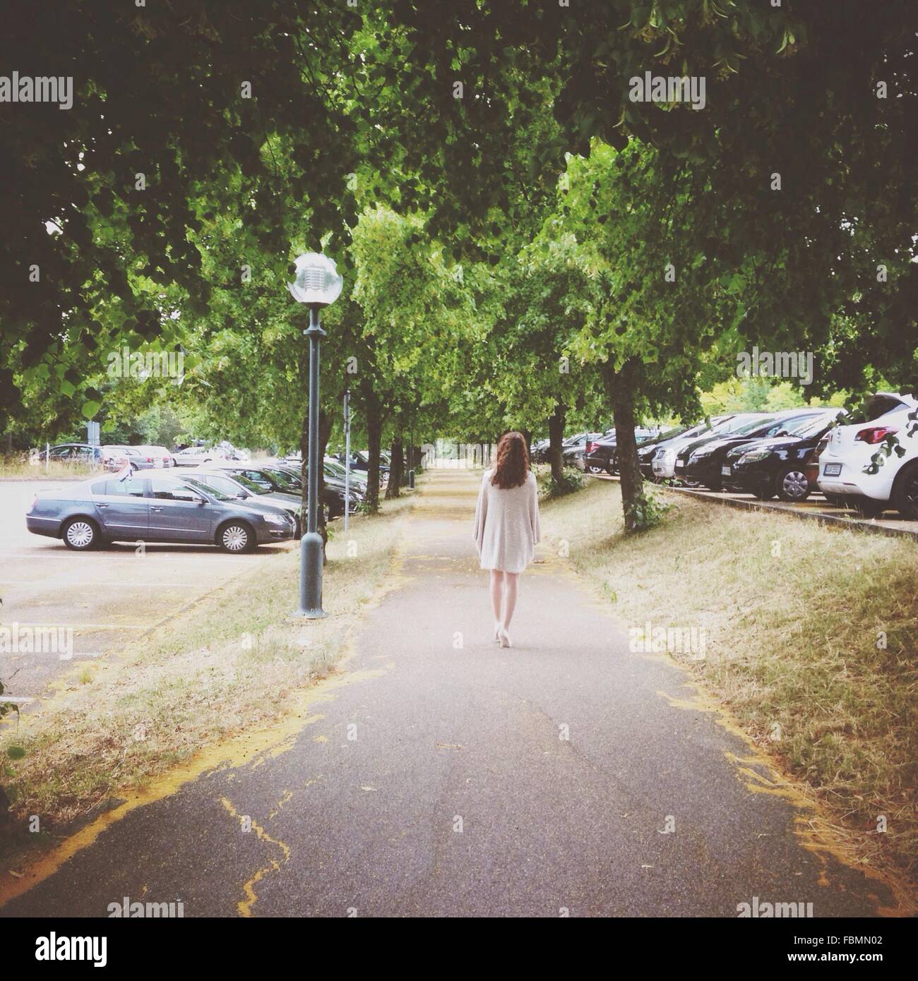 Rear View Woman High Resolution Stock Photography and Images - Alamy